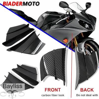 バイクサイドウィングデフレクター 空力 ヤマハyzf r1 r1m r1s r7 r6 r3 r125 fz6r tzr50 fz1 ...