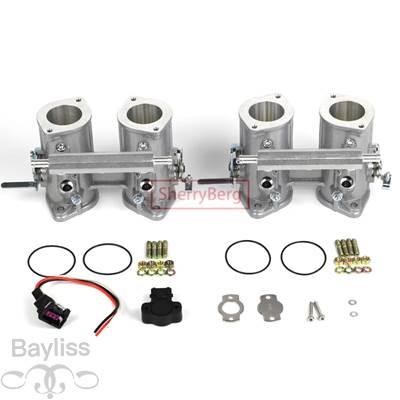 Sherryberg-ダブルボディインジェクションセット 42 dcoe 42mm 燃料レールtps ウェーバー/デロート/ソレックス ...