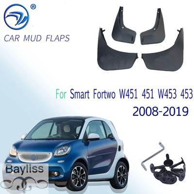 フラップマッドフラップスマートフォーツーW451 451 W453 453 2008 ? 2019 フェンダーマッドガードフラップマッドガードアクセサリー 2009 2010 2011 ...