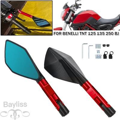バイク 二輪用CNCリアビューミラー Benelli trk502 x tnt125 t135 bj500 bn600 bn302 ...
