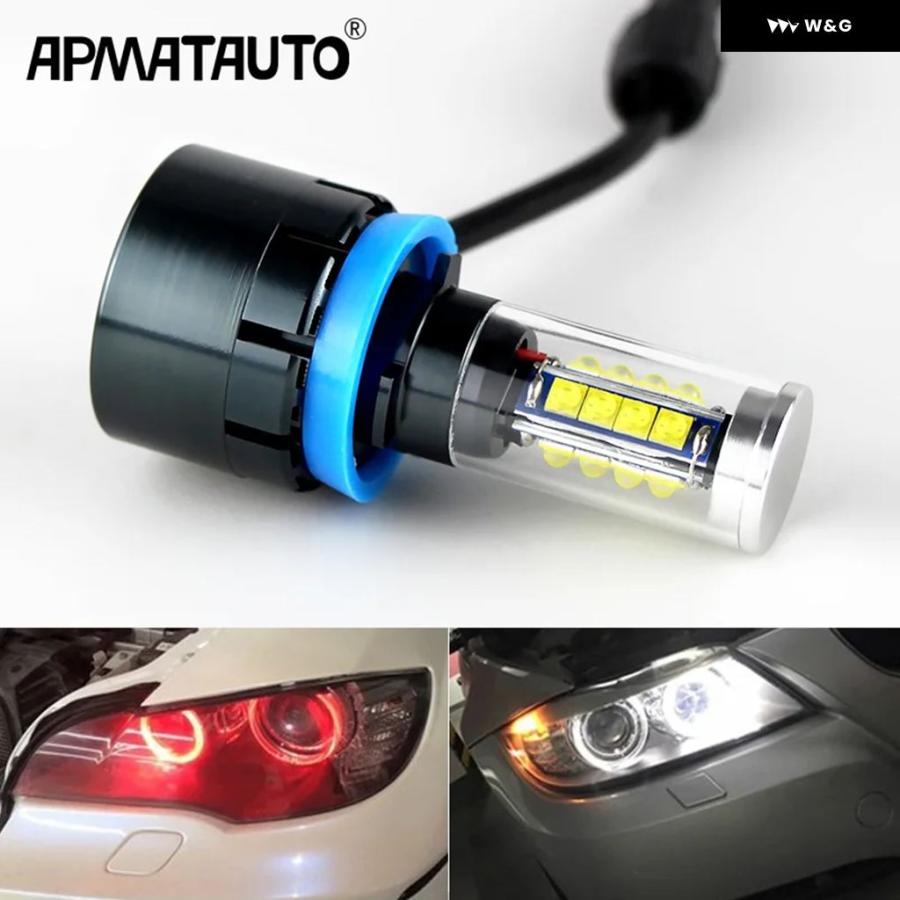 2X160ワット LED エンジェルアイライト CANBUS BMW E60 E61 E63 X5 E70 X6 E71 E90 E91 E92 E93 M3 E89 E82 E87 H8 ...