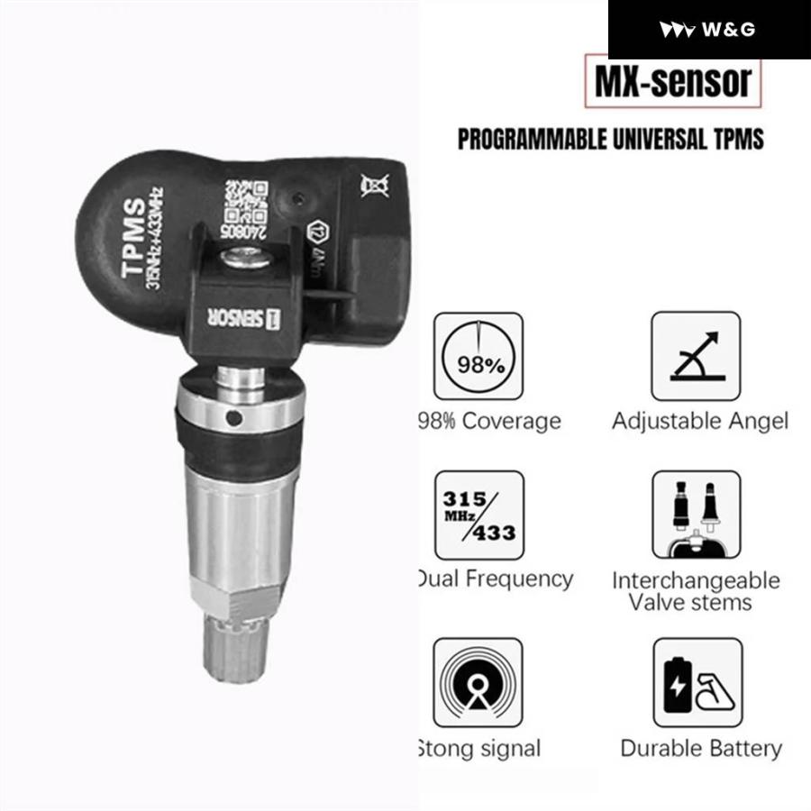 8個 TPMS タイヤエア圧センサー AUTEL ツール TS408 TS508 ITS600 315MHZ 43HZ 2IN1 プログラム可能 MX センサーモニター : 飛龍 - 通販 ...