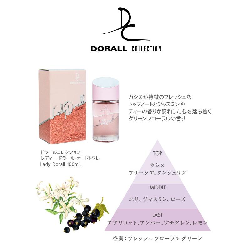 ドラール コレクション DORALL COLLECTION レディー ドラール Lady Dorall オードトワレ EDT SP 100ml ...