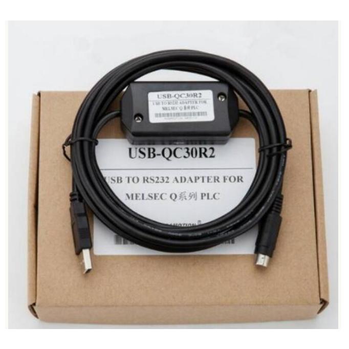 新品★MITSUBISHI 三菱 Qシリーズ PLC USB-QC30R2 ケーブル シーケンサー黒 : こうよう三号店 - 通販 ...