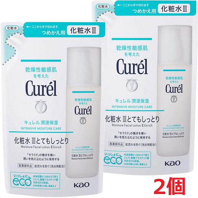 Curel 【2個】【メール便発送】【医薬部外品】キュレル 潤浸保湿 化粧水 IIIとてもしっとり つめかえ用 130ml×2個 ※品薄のため個数制限となっております。 : ヘルスケア コヤマ ...