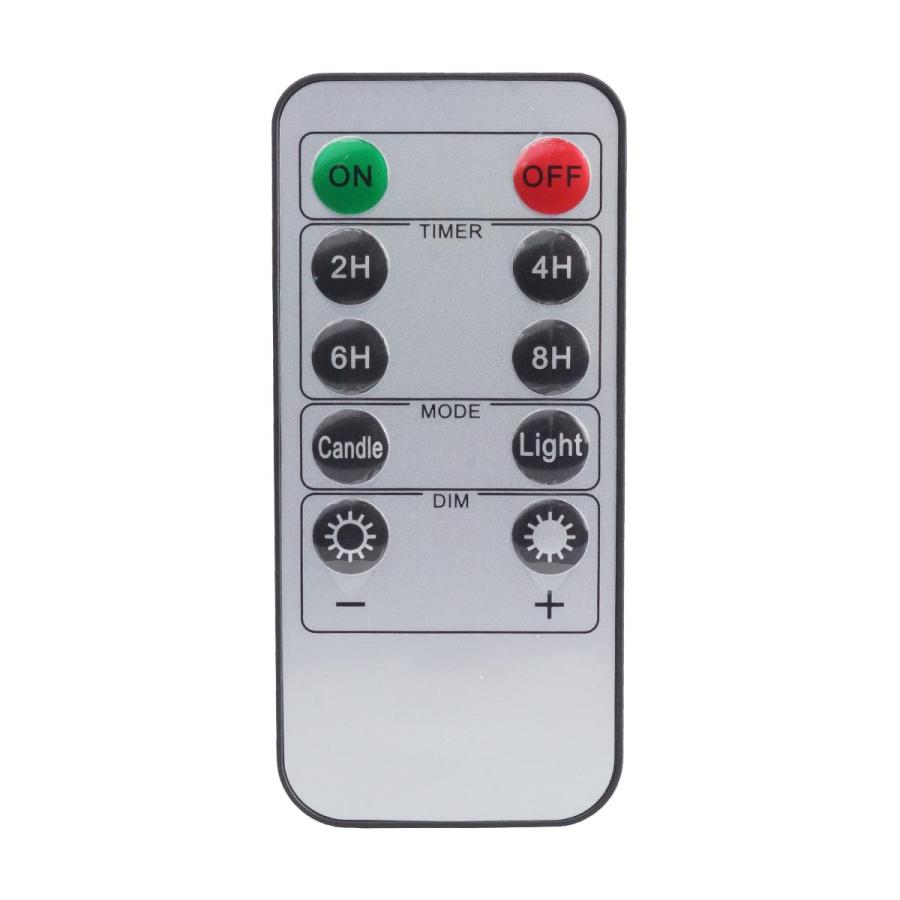 LEDろうそく専用リモコン 明るさ調整 モード切り替え タイマー機能 遠隔操作 : KOYOKOMA - 通販 - Yahoo!ショッピング