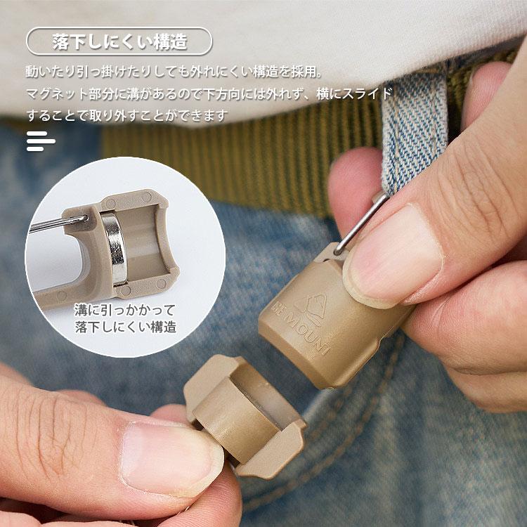 マグネットカラビナ キーホルダー マグネットリリースカラビナ キーリング 2重リング 強力磁石 360度回転 ABS 小型 軽量 分離 鍵 キャンプ アウトドア : KOYOKOMA - 通販 ...