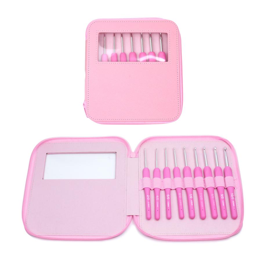 編み針 かぎ針 9本セット ケース付き 手あみ針 かぎ針編み 毛糸針 編み物 レース針 ハンドメイド DIY 工具 手芸 かぎ針キット : KOYOKOMA - 通販 - Yahoo!ショッピング