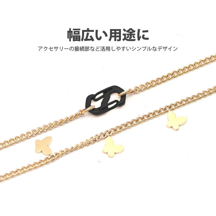 S字カラビナ ステンレス 10個セット アクセサリー 留め具 接続パーツ ミニ 小型 カラビナ S字型 11mm 16mm 18mm 22mm 4サイズ フック 軽量 ブラック 黒 ...