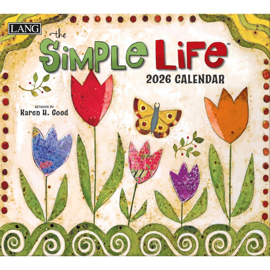2026年 ラング / LANG カレンダー Simple Life シンプルライフ Karen H. Good アメリカ 2026 ...