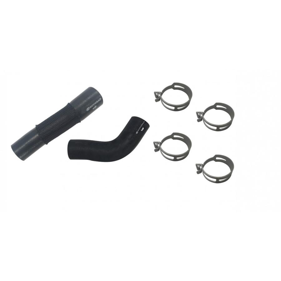 トヨタ ハイエース ・ レジアスエース （ KDH# ） ラジエターホース 上下 ＆ クランプ 4個 セット : コーヨーラドダイレクト Yahoo!店 - 通販 - Yahoo!ショッピング