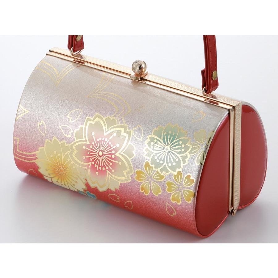 訳あり 振袖用 春爛漫 合皮 草履 バッグセット 赤系 Fサイズ bs-353-60 : 和の心 小雪 - 通販 - Yahoo!ショッピング