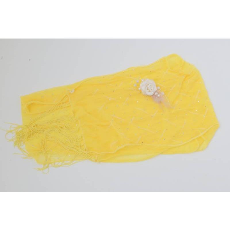 訳あり キッズ お子様 プチ兵児帯ラインストーン付き＆帯飾りピン付き 2点セット イエロー h-561 : 和の心 小雪 - 通販 - Yahoo!ショッピング