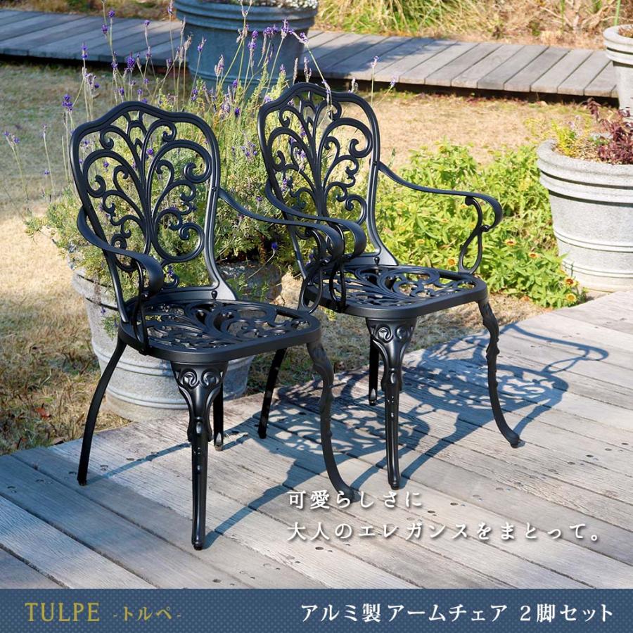 アルミ製アームチェア 2脚セット 「トルペ」 BKS-C5289-2P : インテリア家具 KOZUM ii - 通販 - Yahoo!ショッピング