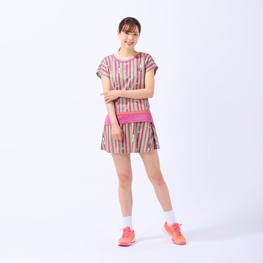 フィラ FILA スコート VL2526 03 ベージュ レディース テニスウェア スカート 試合 練習 部活 ボトムス 高品質新品