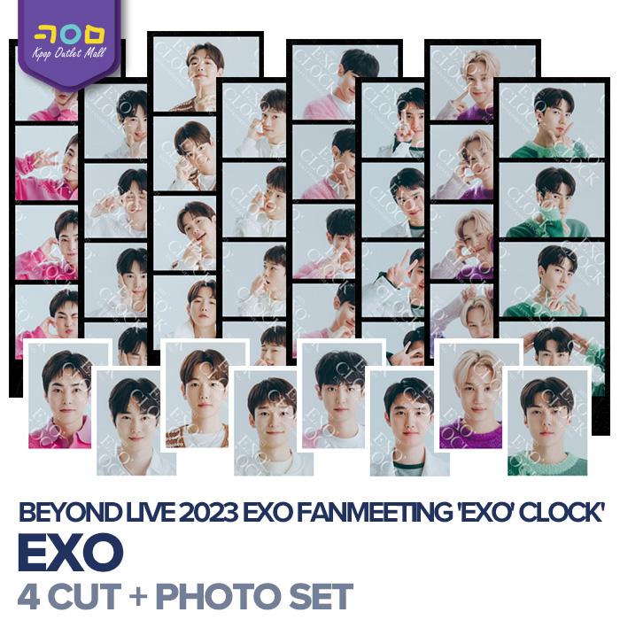 EXO 【 4 CUT + PHOTO SET / 4カット + フォトセット 】【予約】 Beyond LIVE - 2023 EXO FANMEETING ' EXO' CLOCK ...