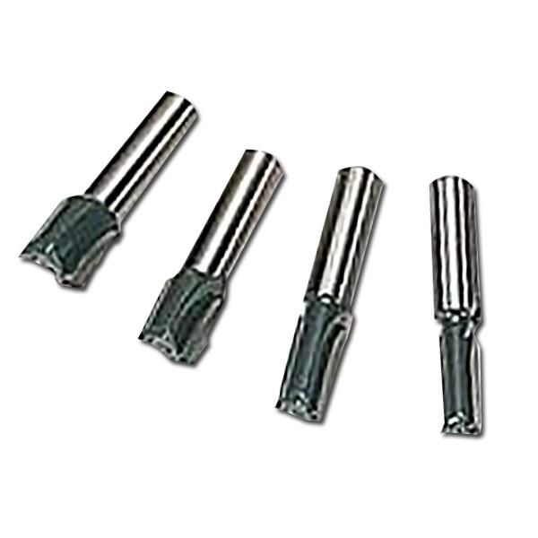 MLCS #6055 "Daisy" Pin Router 専用ストレートルータービット 1/4”(6.35mm) (4本セット ...