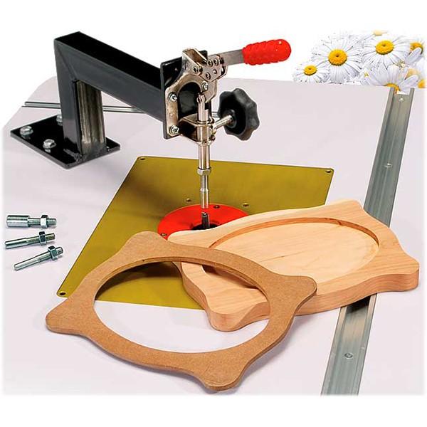 MLCS #6055 "Daisy" Pin Router 専用ストレートルータービット 1/4”(6.35mm) (4本セット ...