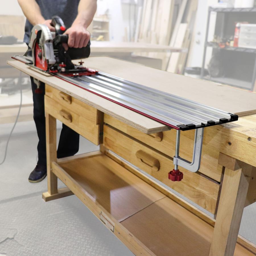 MILESCRAFT 1409 TrackSawGuide トラックソーガイド ガイド付きレール 木材 固定 木工 自作 : KQLFT TOOLS - 通販 - Yahoo!ショッピング