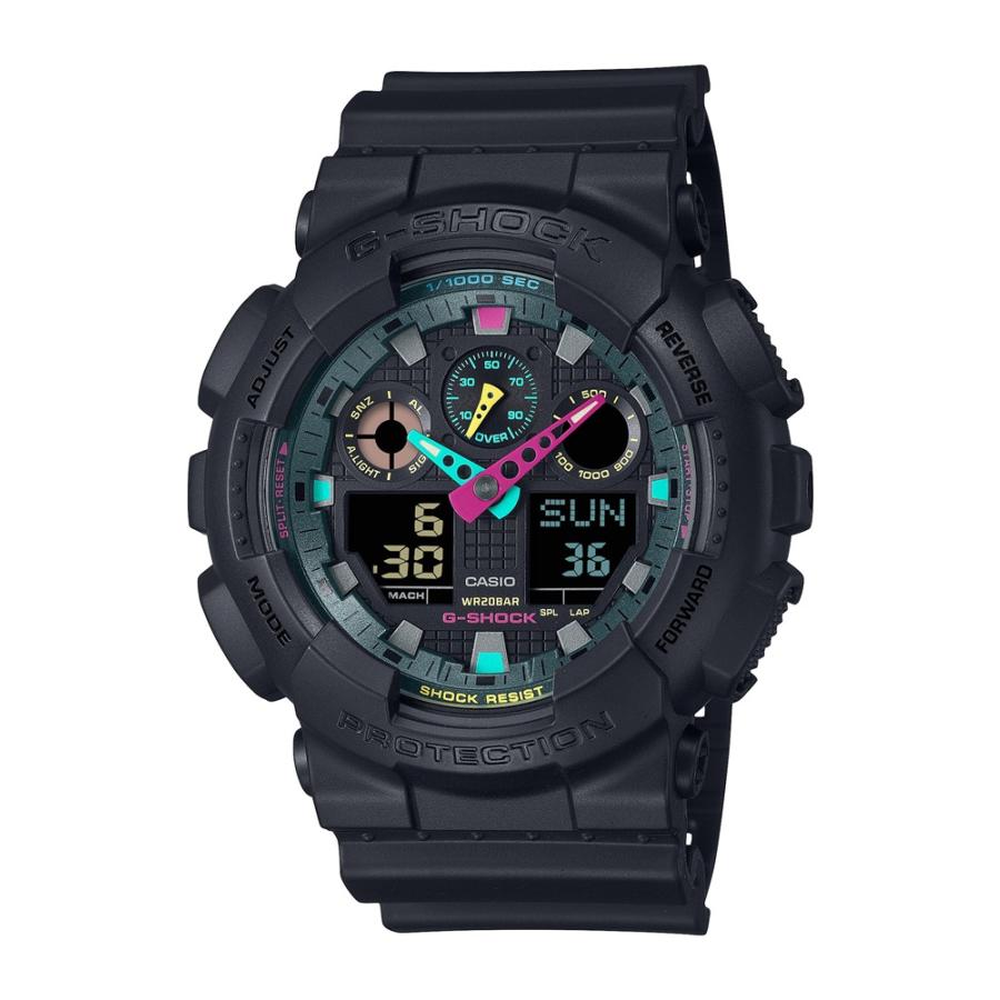 G-SHOCK カシオCASIO Gショック ジーショック Multi Fluorescent colorシリーズ GA-100MF-1AJF ...