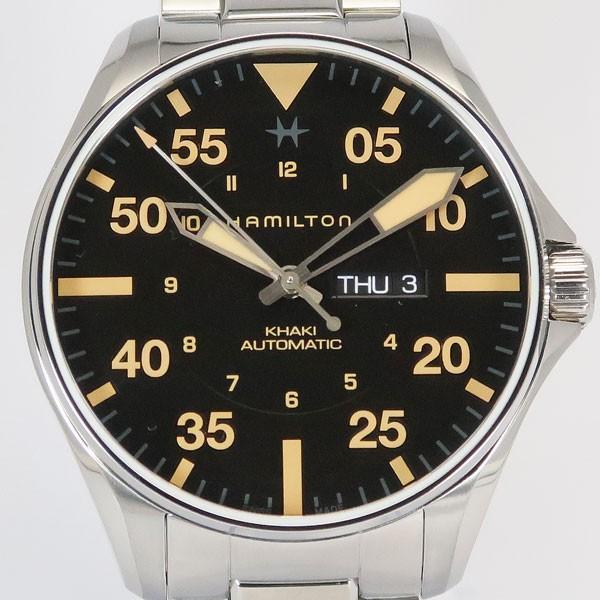 HAMILTON ハミルトン Khaki Pilot Day Date カーキ パイロット デイデイト メンズ 46mm H64725131 ...