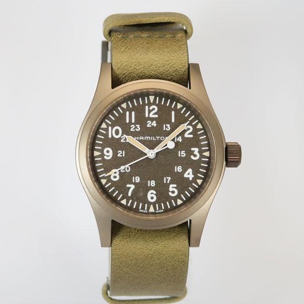 HAMILTON（ハミルトン） HAMILTON Khaki Field カーキ フィールド メカ メンズ レザー 38mm ...