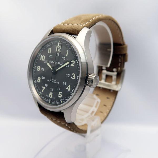 ハミルトン HAMILTON カーキ フィールド TITANIUM チタニウム AUTO 自動巻 42mm H70545550【H-10 ...