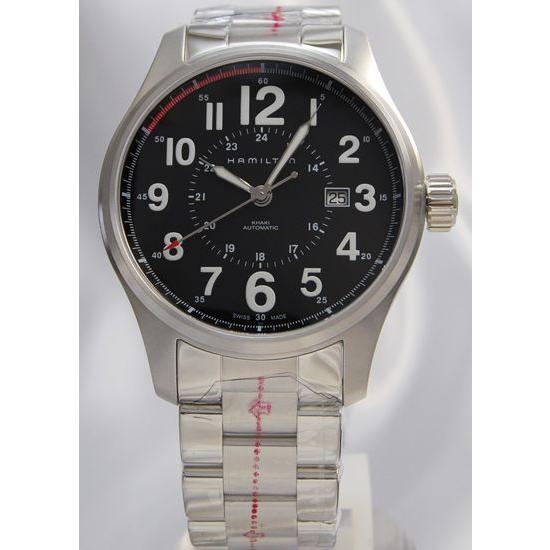HAMILTON（ハミルトン） カーキ オフィサー オート 44mm BK ブレス H70615133 : K・R セレクトショップ - 通販 ...