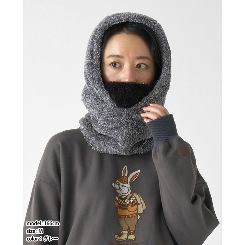 クリフメイヤー KRIFF MAYER ボア ニンジャりん フード型 ネックウォーマー イヤーマフ マフラー ニット 冬 防寒 キッズ メンズ ...