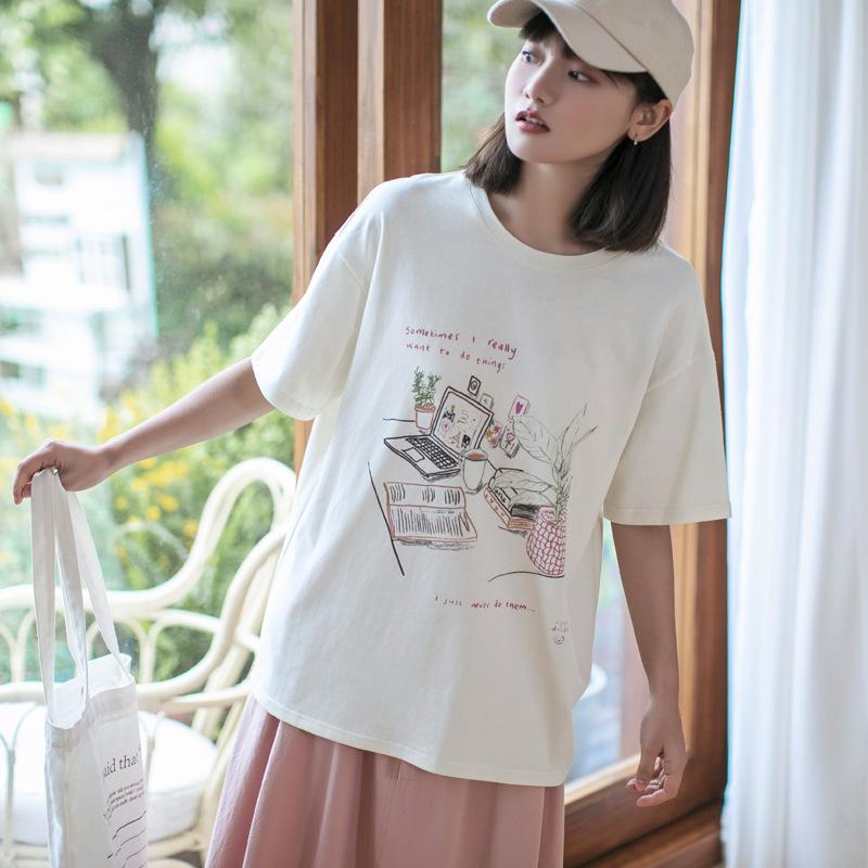 送料無料 新作入荷 レディース プリントTシャツ アニマル柄 英字（22489） :22489:KSSHOJI - 通販 - Yahoo!ショッピング