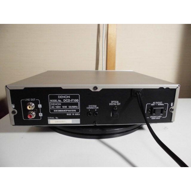 DENON DCD-F100 〓 デノンのコンパクトなCDプレーヤー, ベルト新品,良品,3M保証 〓 D-F100 [027] :DENON-DCD-F100:ステレオ工房ポニー - 通販 ...