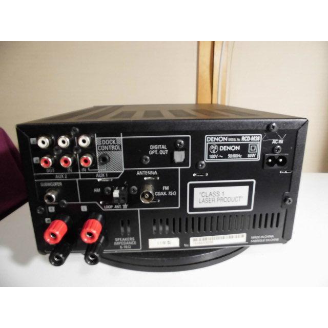 DENON（デノン） DENON RCD-M38-B 〓 11年製 デノンのCDレシーバー, 美品,保証 〓 D-M38 [018 ...