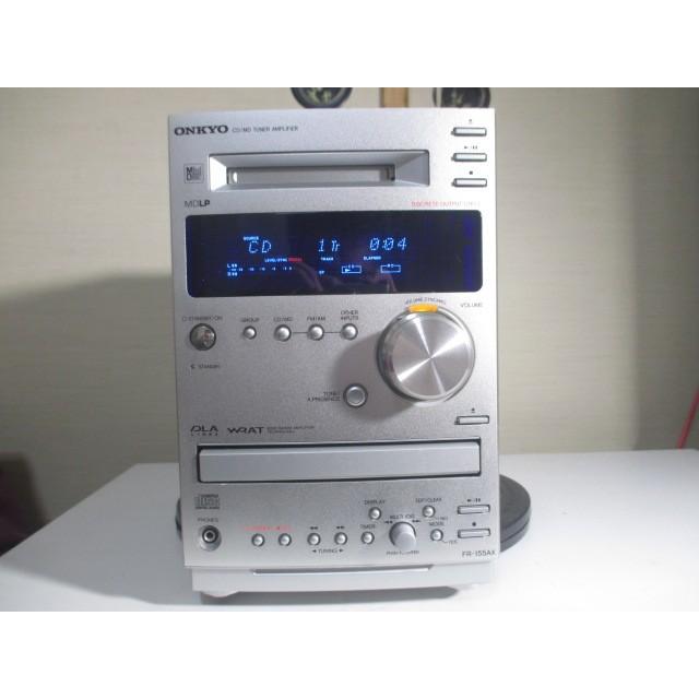 ONKYO FR-155AX 〓 オンキョーの小型多機能CD／MDチューナー・アンプ FR-155AX, ギリ美品,保証 〓 X-A7X [012] :ONKYO-FR-155AX:ステレオ ...