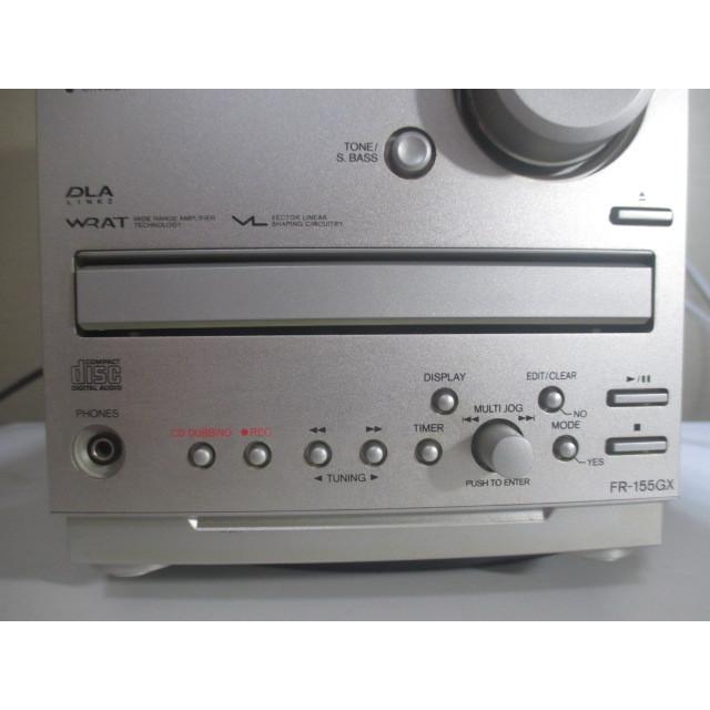 ONKYO FR-155GX 〓 山椒は小粒・・・ オンキョーのCD,MDチューナー・アンプ, PU+Assy+ベルト新品,美品,3M保証 ...