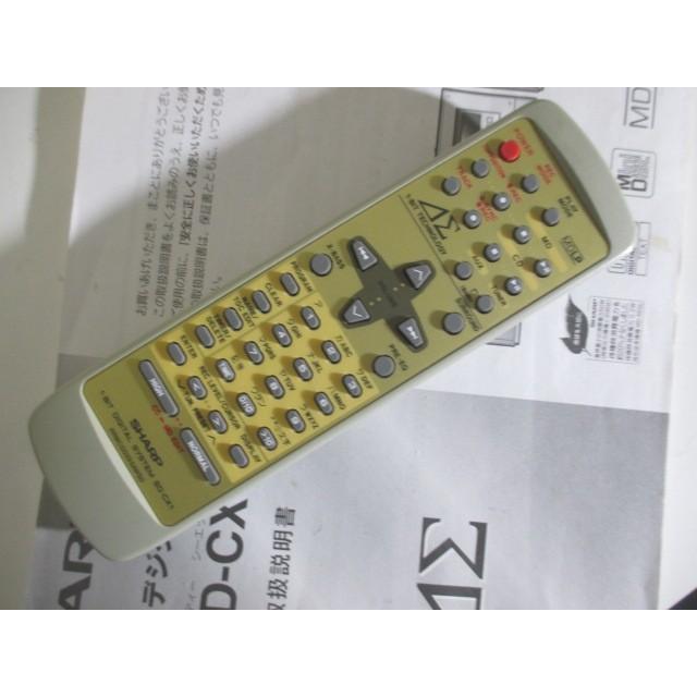 SHARP RRMCG0255AWSA 〓 シャープ「SD-CX1」用リモコン 取説付き, 良品,3M保証 [001] : ステレオ工房ポニー - 通販 - Yahoo!ショッピング