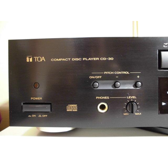 TOA CD-30 〓 珍品 業務用orマニア向け？ TOAのフルサイズCDプレーヤー, ピックアップ新品,美品,保証 〓 [008] : toa-cd-30 : ステレオ工房ポニー - 通販 ...