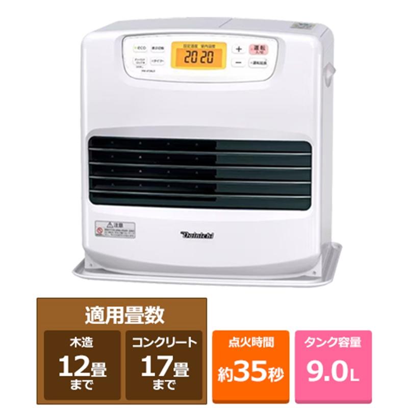 ダイニチ工業 石油ファンヒーター LS TYPE FW-4724LS(W