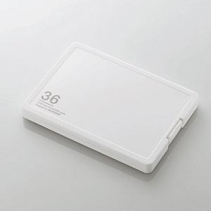 ELECOM（エレコム） メモリケース／SD18枚＋MicroSD18枚収納／ホワイト CMC-SDCPP36WH : ケーズデンキ Yahoo!ショップ - 通販 - Yahoo!ショッピング