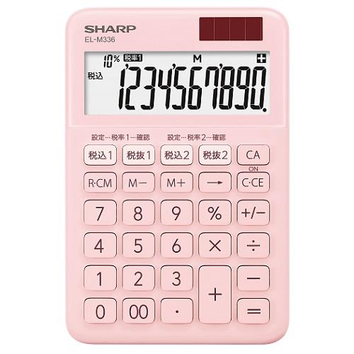 シャープ カラー・デザイン電卓 EL-M336-PX :4974019220840:ケーズデンキ Yahoo!ショップ - 通販 - Yahoo!ショッピング