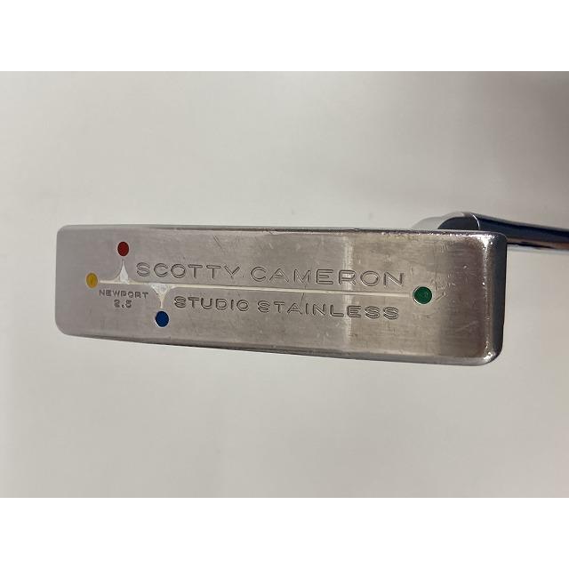 SCOTTY CAMERON CAMERON/STUDIO STAINLESS NEWPORT 2.5 STEEL パター/33インチ : K ...