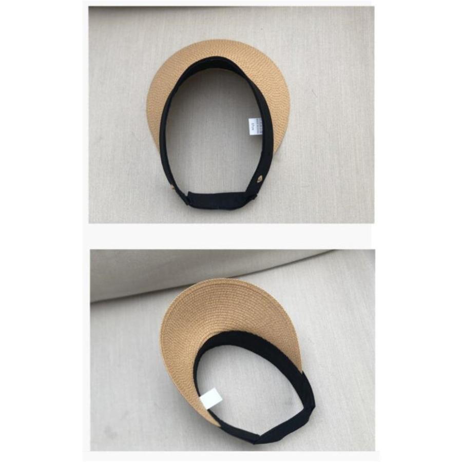 スポーツサンバイザー レディース つば広帽子 紫外線対策 UVカットハット 麦わら 日焼け止め おしゃれ ファッション スポーティー 丸める : KSMCヤフーショップ - 通販 ...