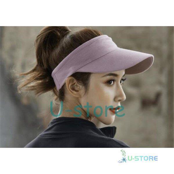 スポーツサンバイザー レディース つば広帽子 紫外線対策 UVカットハット 日焼け止め おしゃれ ファッション スポーティー 綿 : KSMCヤフーショップ - 通販 - Yahoo!ショッピング