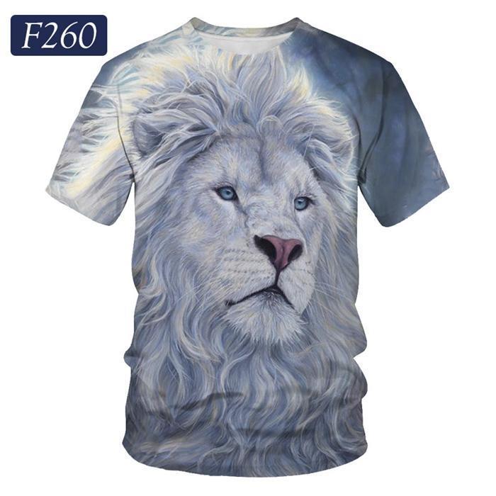 おもしろTシャツ 半袖 アニマル ペアルック 3D プリント Tシャツ おもしろ ライオン タイガー ヒョウ 男女兼用 フェス イベント :0229-x1890:KSMCヤフーショップ ...