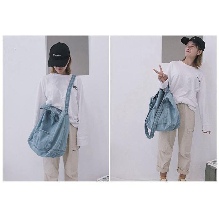 デニムトートバッグ レディース ショルダーバッグ デニムバッグ 斜めかけバッグ 2way 収納力抜群 大容量 通勤 通学 バッグ : KSMCヤフーショップ - 通販 - Yahoo!ショッピング