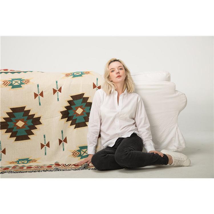 ブランケット 夏用 大判 おしゃれ 北欧 ひざ掛け ベッド ソファーカバー タオルケット 膝掛け 布団カバー インテリア ひざ掛け フリンジ : 0301-a70 : KSMCヤフーショップ ...