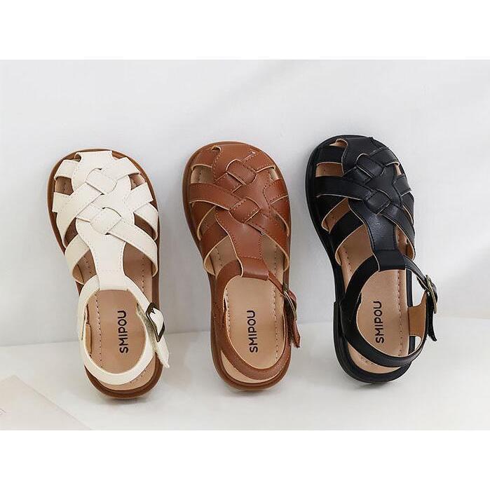 サンダル キッズ グルカサンダル 子供 女の子 編み込みストラップサンダル フラットソール メッシュ 軽量 履きやすい カジュアル 可愛い シューズ 子ども靴 : KSMCヤフーショップ ...