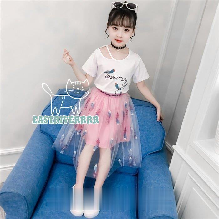 子供服 セットアップ 女の子 韓国子供服 上下セット 2点セット 半袖 Tシャツ スカートセット 通学着 通園着 :0301-z1654:KSMCヤフーショップ - 通販 - Yahoo!ショッピング