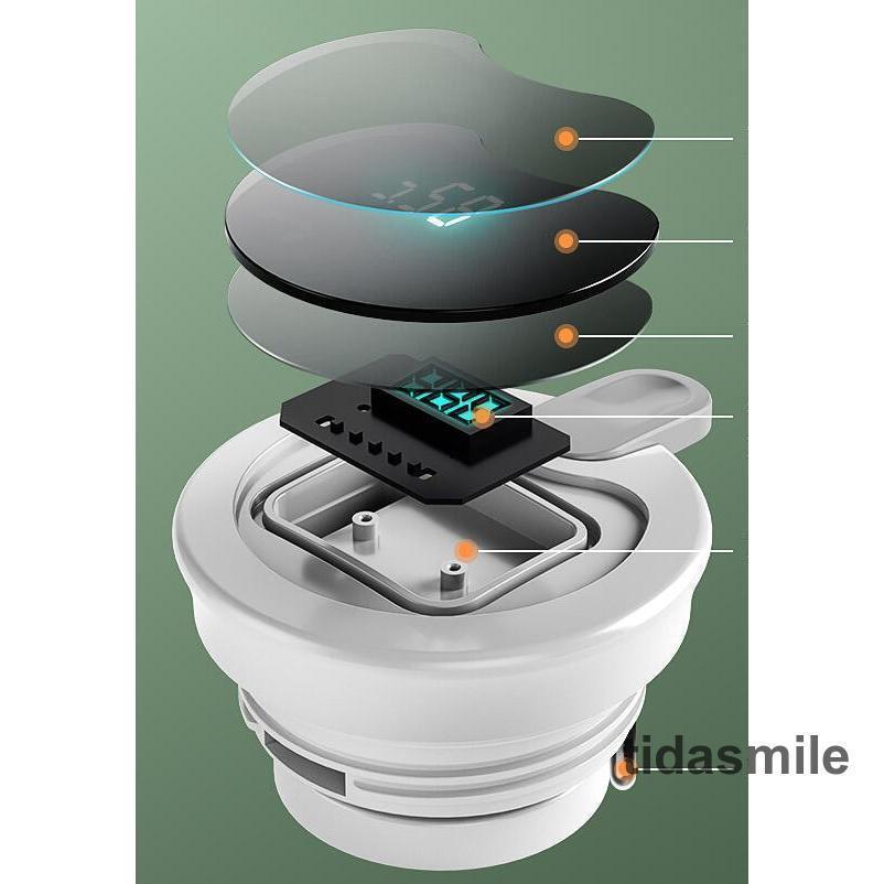 1.6L 魔法瓶 保温ポット 大容量 まほうびん ポット 48H保温 ガラス製 温度見え 温度を示す 水筒 北欧 保温 保冷 スリム 新生活 卓上 家 :0304-c119:KSMCヤフー ...