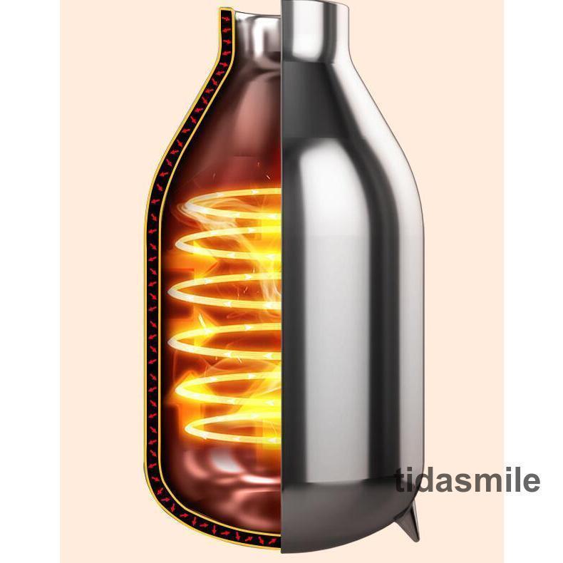 1.6L 魔法瓶 保温ポット 大容量 まほうびん ポット 48H保温 ガラス製 温度見え 温度を示す 水筒 北欧 保温 保冷 スリム 新生活 卓上 家 :0304-c119:KSMCヤフー ...