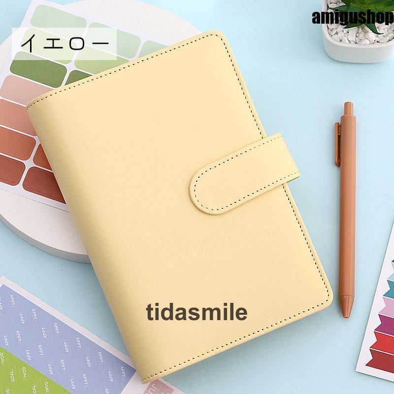 システム手帳 ルーズリーフ 男女兼用 文房具 ピンク ブラック ブルー グレー ホワイト PU カスタマイズ カラバリ豊富 : KSMCヤフーショップ - 通販 - Yahoo!ショッピング